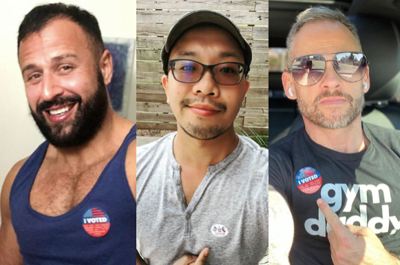 Photos Cute Guys Show Off Their Super Tuesday Pride Queerty