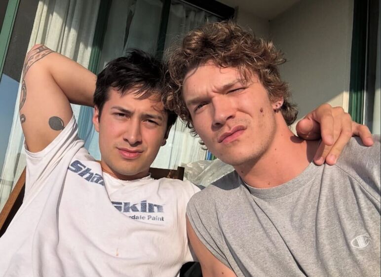 Gay hockey player romance Heated Rivalry heats up first-look images & on-set bromance - SKJ ...